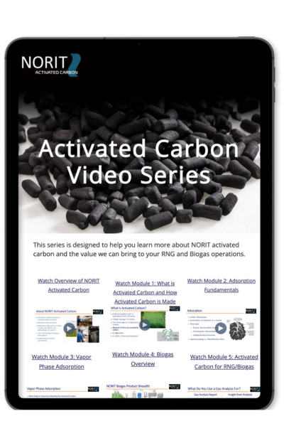 DARCO and NORIT activated carbon for Biogas, RNG, and Flare Treatment